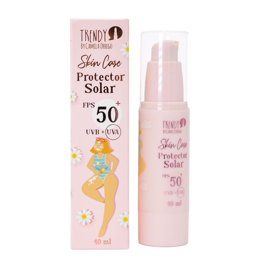 Protector Solar Facial SPF 50 Toque Seco - Trendy